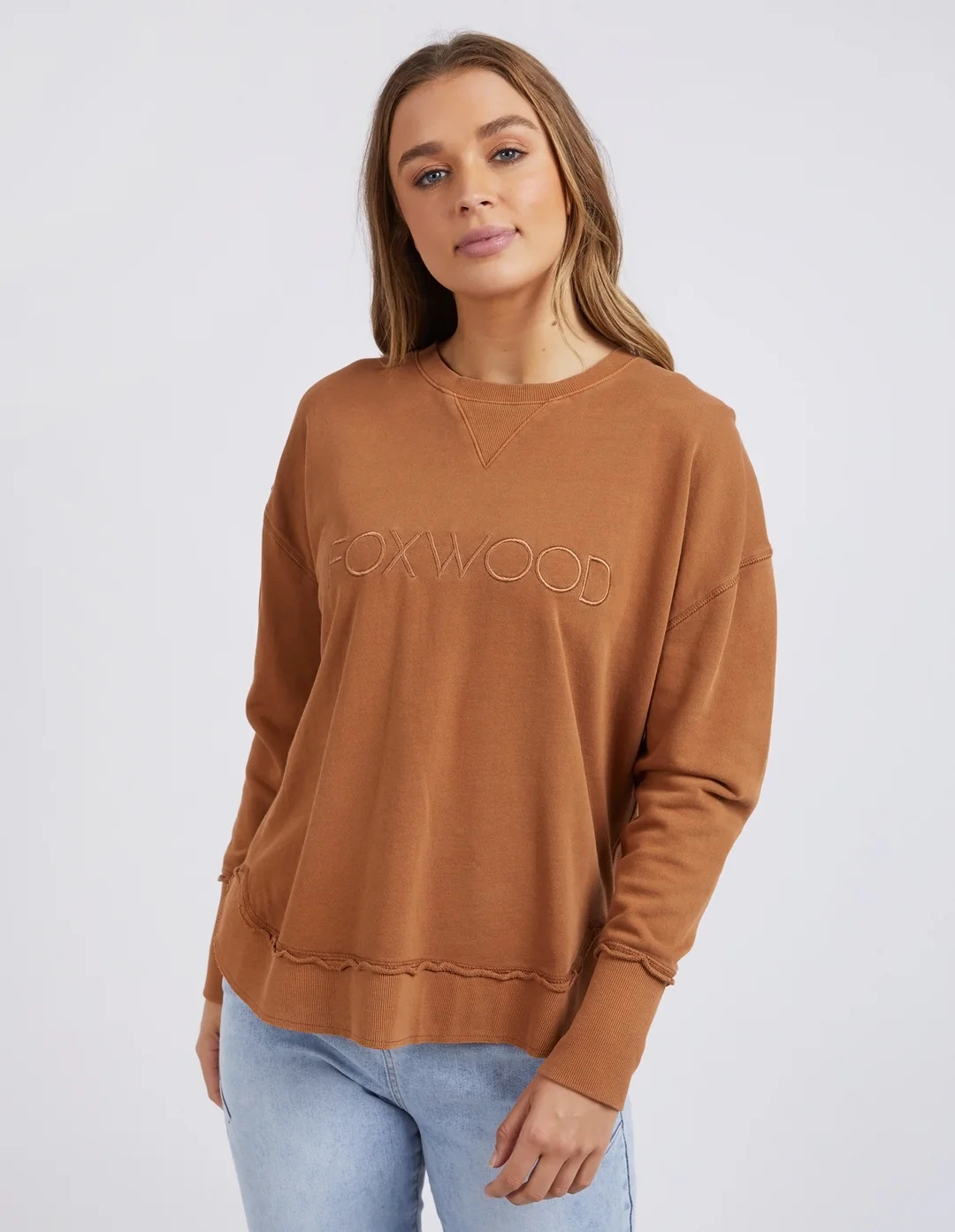 Foxwood Simplified Crew - Tan